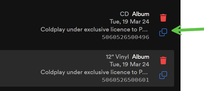 How do I make my Release available in both Vinyl and CD formats ...